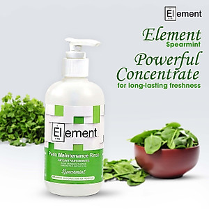 Stannous Fluoride Mouthwash - 10 Fl. Oz. 0.63% Antimicrobial Perio Rinse - Alcohol Free, Dye Free, Paraben Free - Refreshing Spearmint Flavor