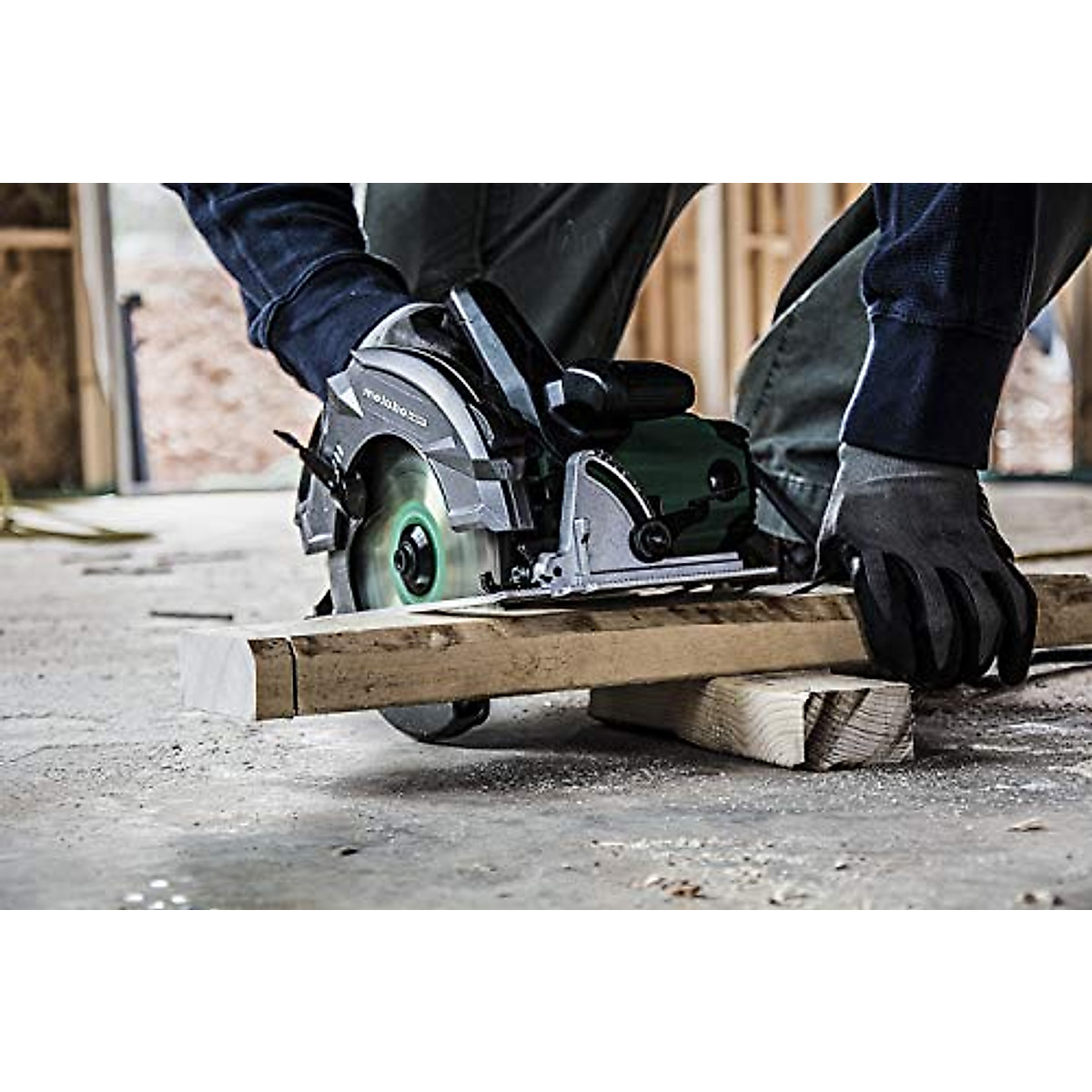 Metabo HPT Circular Saw | 7-1/4-Inch | 15-Amp Motor | 6800 RPM | Electric Brake | Dust Blower | C7BUR