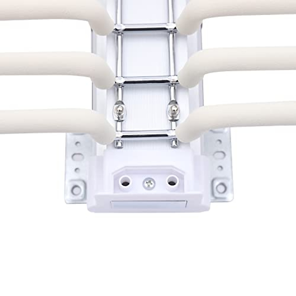 Pull Out Trousers Rack, 22 Arms Beige Steel Pull Out Pants Rack Pants Hanger Bar Clothes Organizers for Closet for Space Saving and Storage, Max Load: 33lbs, 23.4x18x5.7 Inch