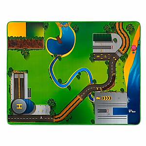BRIO World Play Mat|Ideal for Open-Ended Train Set Designs and Classic Vehicle Play for Kids Age 3 and Up
