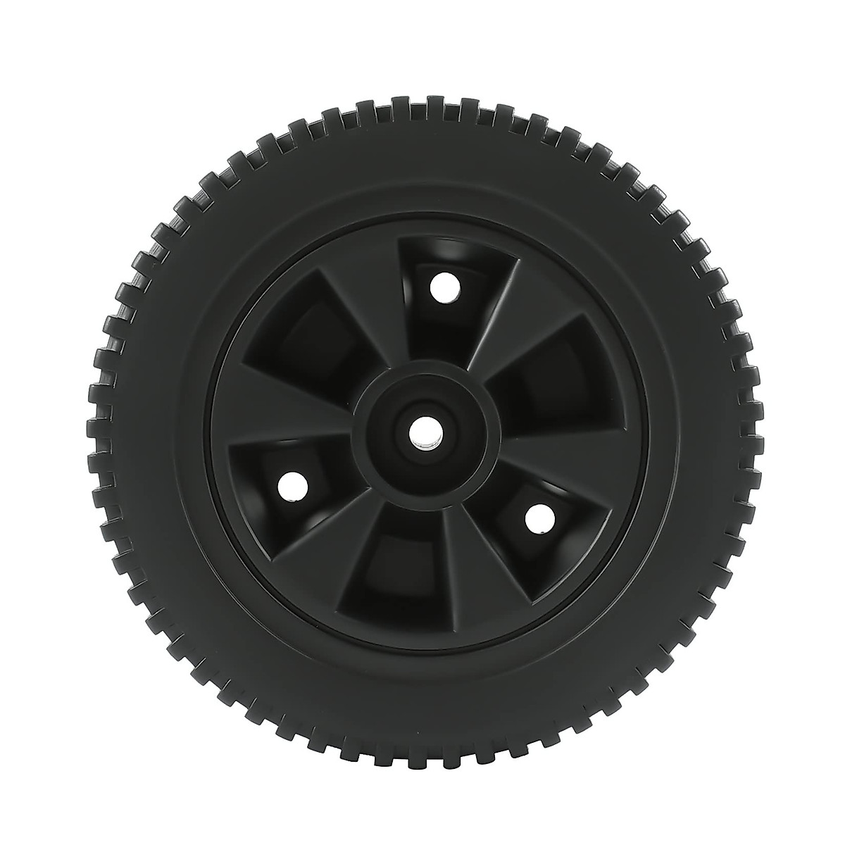 YIHAM G437-0037-W1 7 Inch Grill Wheels Replacement Kit for Charbroil 463344015 463436215 463370516 463341918 Black Blow Molded Plastic Wheels Charbroil Grill Accessories BBQ Wheels 2 PCS