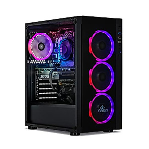 YEYIAN Katana X24 Gaming Desktop PC, Intel 12th Gen Alder Lake i5-12400F 6-Core 2.5GHz, GeForce RTX 3060 12GB GDDR6, 1TB NVMe SSD, 16GB DDR4 3200MHz, 4 ARGB, Win 11 Home 64-bit, WiFi 6, BT 5.2, 650W