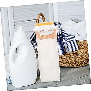 DOITOOL Liquid Dispenser lidded storage bin washing powder bucket laundry holder plastic containers storage tank with cover laundry dispenser washing powder laundry container