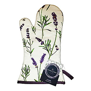 Samuel Lamont, Lavare (Lavender), British Double Oven Glove, Insulated, Cotton, Imported