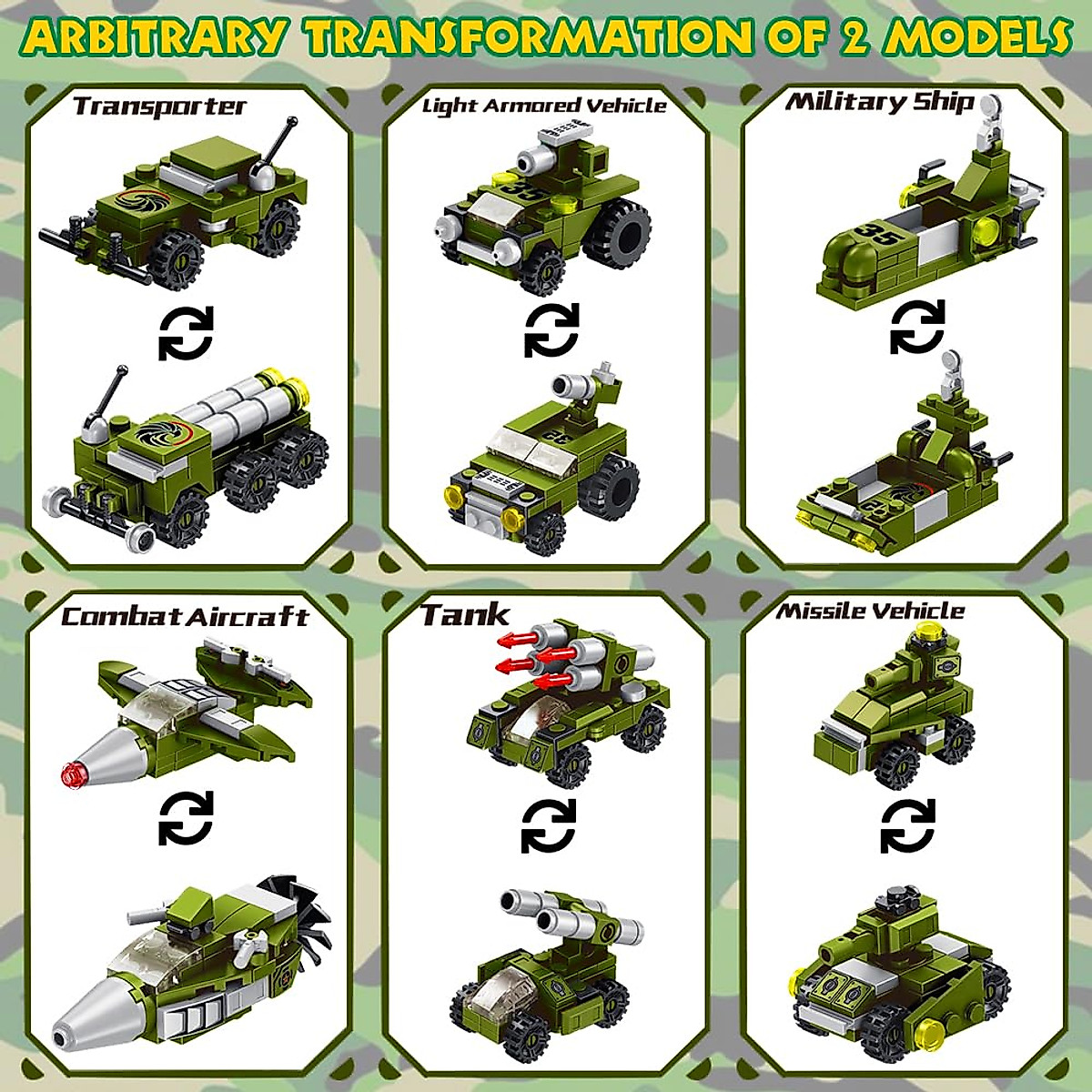 VATOS STEM Building Toys, 576 PCS Warcraft STEM Toys for 6 Year Old Boys 25-in-1 Engineering Building Bricks Destroyer Fighter Vehicles Blocks Kits Best Gifts for Kids Aged 6 7 8 9 10 11 12 Yr Old