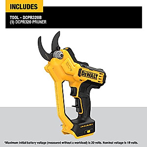 DEWALT 20V MAX Pruning Shears Garden Tool, Cordless, Bare Tool Only (DCPR320B)