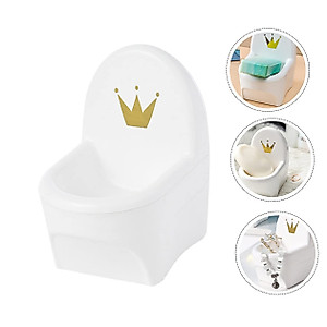 Cabilock 1pc Box Toilet Soap Box Bathroom Soap Case Plastic to Go Containers Soap Case Holder Soap Drainer Stair Basket Bath Sponge Bar Soap Dish Soap Storage Pp Cartoon White Storage Rack