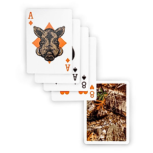 Brybelly Realtree Camouflage Playing Card Deck|Premium Woodland Standard Poker Size Camo Playing Cards|Woodland