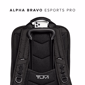 TUMI Men's Esports Pro 17 Backpack, Black, One Size