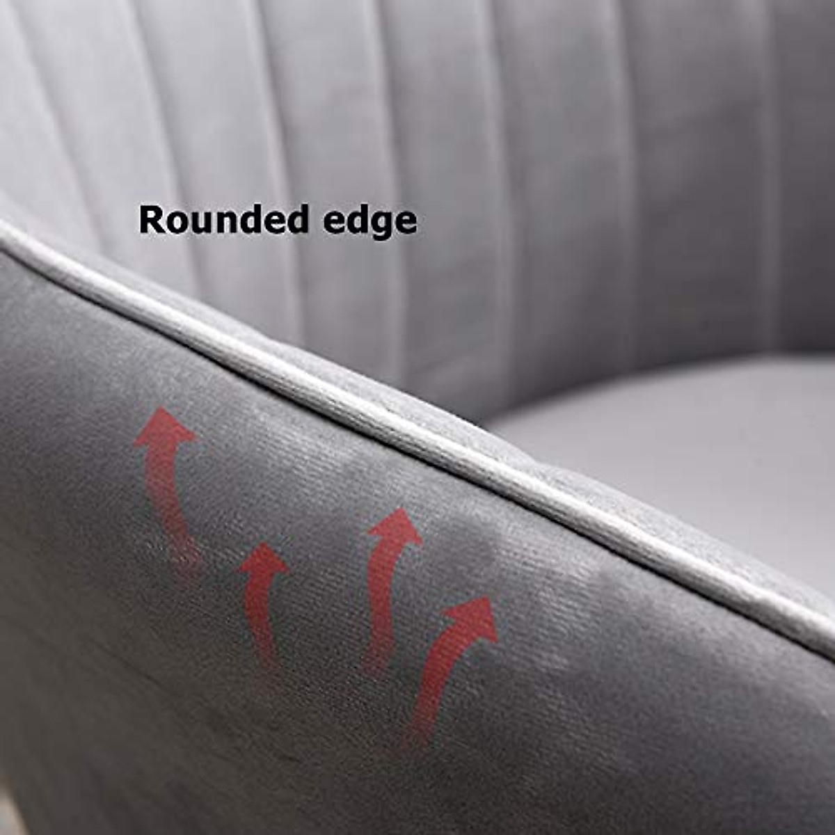 ECBETCR Chair Desk Chair Swivel Ergonomic Office Chair Mid Back Office Chair Ergonomic Swivel Desk Office Chair with Lumbar Support Adjustable Height PU Leather Computer Task Chairs