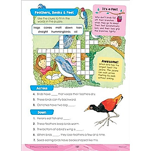 School Zone - Big Science Workbook - 320 Pages, Ages 7 to 9, 2nd Grade, 3rd Grade, Weather, Seeds, Plants, Insects, Mammals, Ocean Life, Birds, and More (School Zone Big Workbook Series)