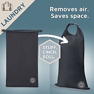 Compression Packing Cubes for Travel-Luggage and Backpack Organizer Packaging Cubes for Clothes (Grey and Orange, 6Piece)