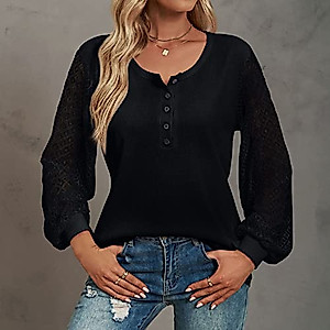 Sweatshirt for Women Loose Fit Crew Neck Long Sleeve Fashion Spring Sweaters Womens Long Sleeve Top V Neck