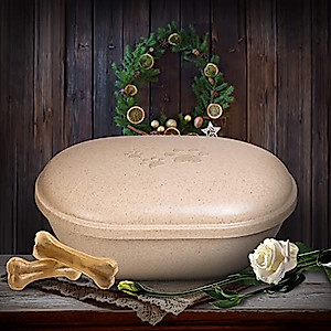 Parazoo Pet Casket – Bamboo Pet Memorial Box, for Dogs, Cats, and Animals, Perfect for Pet Loss Burial，Good Way to Give Respect and Say Goodbye to Your Little Furry