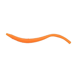 Berkley PowerBait Power Floating Trout Worm Fishing Bait, Fluorescent Orange, 3in | 8cm, Irresistible Scent & Flavor, Realistic Worm Profile, Ideal for Trout and More