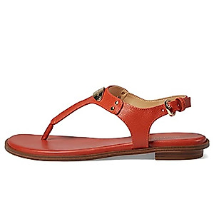 Michael Kors MK Plate Thong Deep Orange 7.5 M