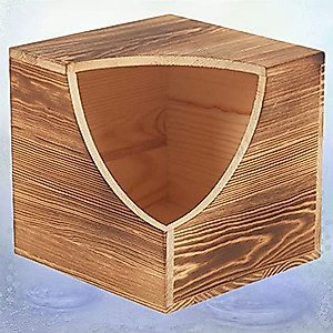 YARDWE Wood Bird House Bird Breeding Box Cage Natural Bird Nest Parakeet Nesting Box Bird Hut for for Finch Cockatiel Budgie Conure Parrot