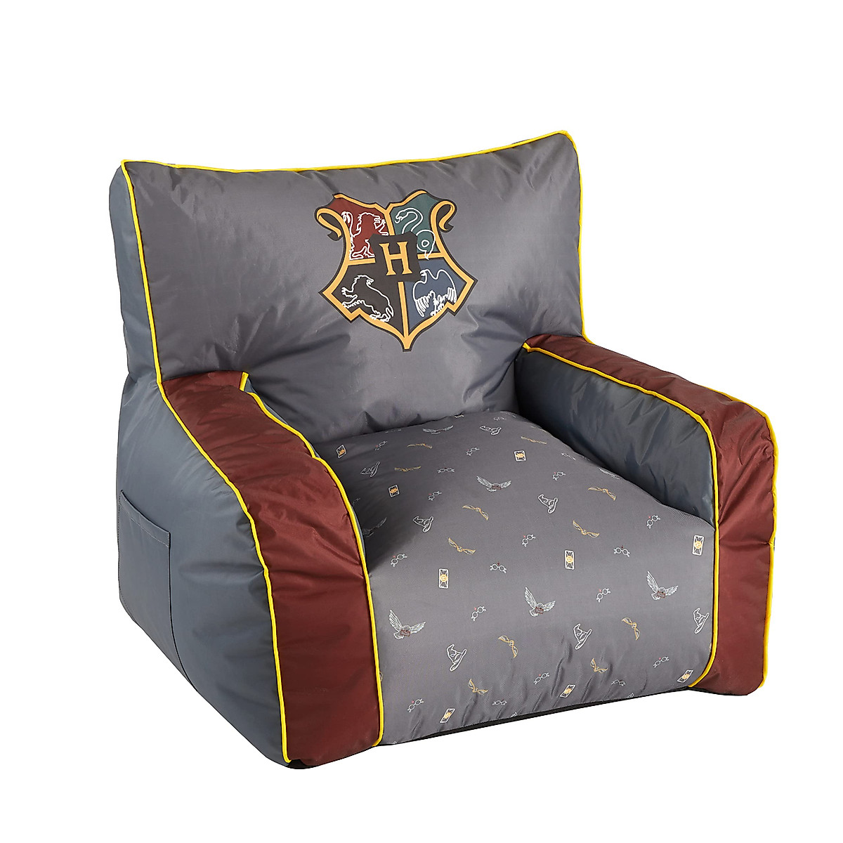 Idea Nuova Harry Potter Oversized Gaming Bean Bag Chair with Side Pocket