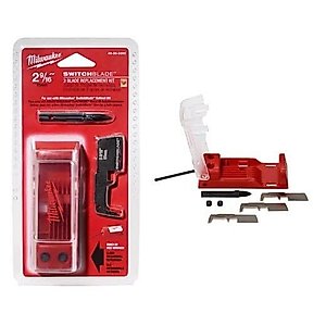 Fits For Milwaukee 48-25-5250 2-9/16 in. Switchblade 3 Blade Replacement Kit