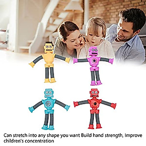 Telescopic Suction Cup Robot Toy,idget Toys Robot Party Favors for Anxiety Kids