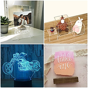 KAITELA Pack of 10 Clear Acrylic Sheet 4" x 6" Cast Plexiglass Panel 1/8" Thick (3mm) Transparent Plastic Board for Sign, Craft, Display Projects, Laser Cutting, Engraving, Painting