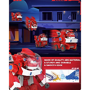 Super Wings Toys, 7 Inch Jett's Super Mecha Transforming Robot, Transforming from Toy Plane to Robot just 14 Steps, Action Figures Toy for Kids Ages 3 and Up, Gifts for Boys and Girls