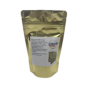 Raw Cocoa Butter 100% Fresh (8 oz)