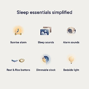 Hatch Restore 2 | Sunrise Alarm Clock | Sound Machine | Bedside Dream Machine | Smart Light | White Noise | Custom Sleep Routines | Dimmable Clock | Deep Sleep | Gentle Alarm | Wake Up Rested | Slate