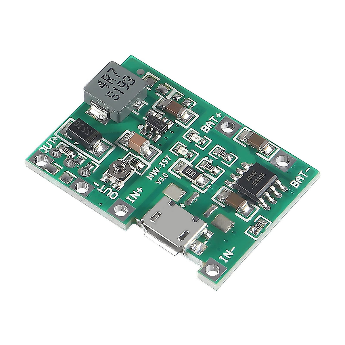 AITIAO 8Pcs 2A USB 18650 Lithium Li-ion Battery Charger Module Adjustable Boost Module DC-DC 3.7V to 5V 9V 12V Step Up Boost Module TP4056 DIY Kit Parts