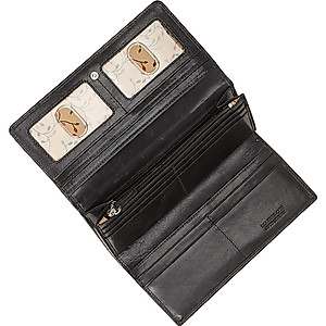 Mancini Leather Goods RFID Secure Trifold Wallet (Cognac)