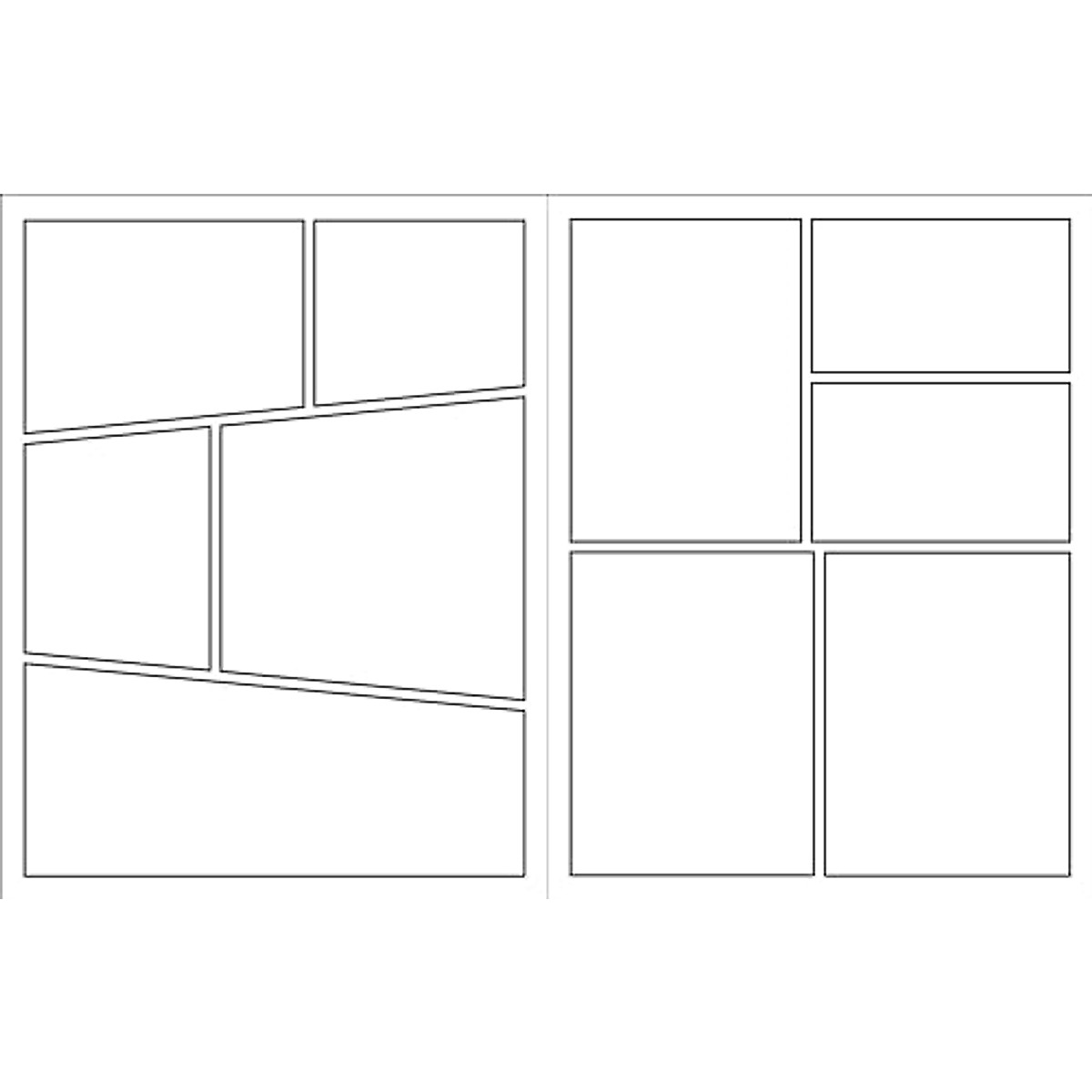 Blank Comic Book (with bonus stencil and blank cover!)