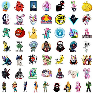 50pcs Fortress Video Game Stickers
