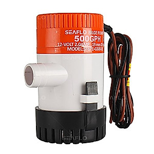 SEAFLO Electric Marine Bilge Pumps (500 GPH)