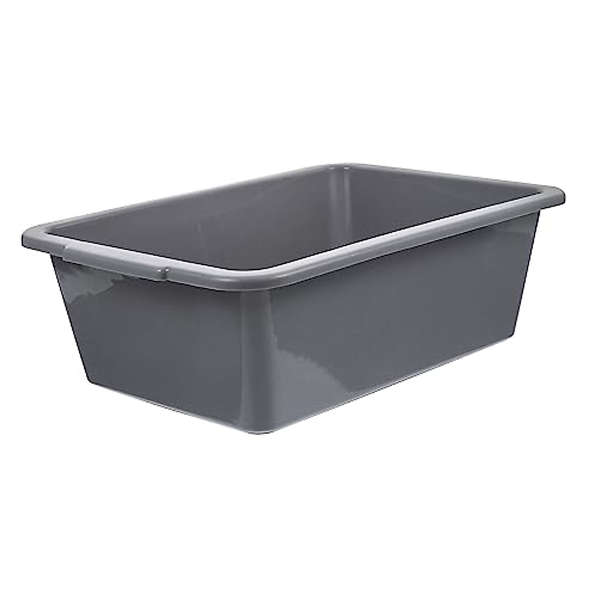 FONDOTIN White Boxes Plastic Organizer Box Plastic Storage Bins Grey Commercial Bus Box Bus Tub Commercial Plastic Bus Box Storage Box Storage Basket Sink Tub Wash Basin Storage Tub