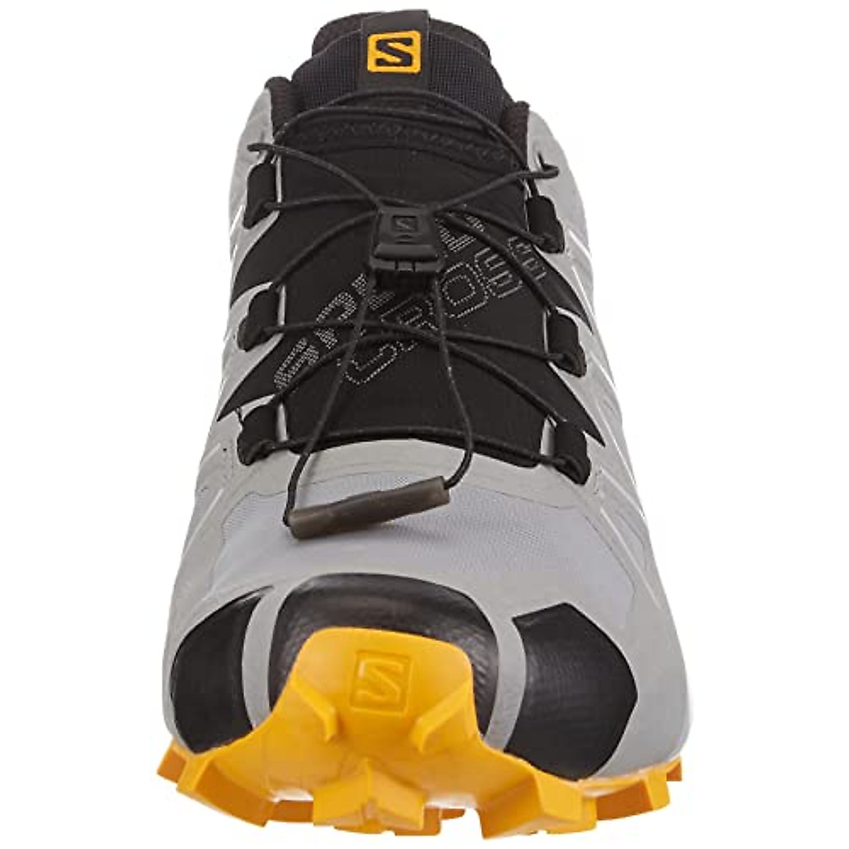 Salomon Speedcross 5 Gore-tex Trail Running Shoes for Men, Monument/Black/Saffron, 12