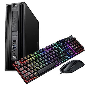 HP Z240 SFF Workstation Desktop PC, Intel Core i5-6500 up to 3.40GHz Processor, 16GB DDR4 RAM, 512GB SSD, HDMI, WiFi & Bluetooth, USB 3.0, Windows 10 Pro (Renewed)