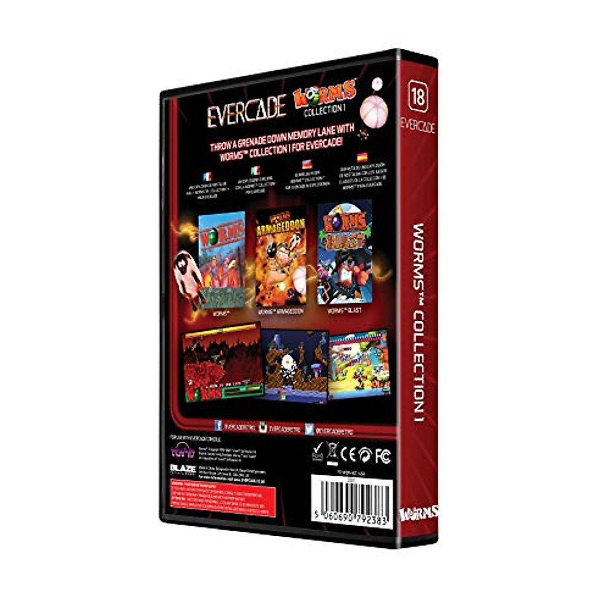 Blaze Evercade Worms Collection 1 - Nintendo DS