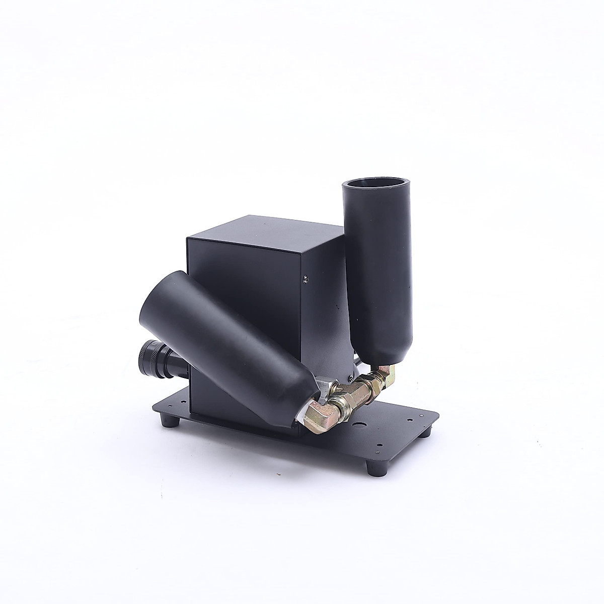 CO2 Fog Smoke Machine Vertical Double-Pipe CO2 Air Column Machine Cannon Fogger Machine Smoker CO2 Jet Machine for Hallowee Stage Show Fog Effects (Double Tube, Digital, DMX Function)