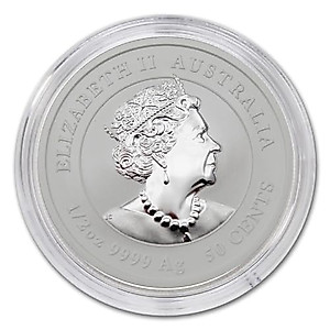 2022 P 1/2 oz Silver Australian Lunar Year of the Tiger Coin Brilliant Uncirculated (in Capsule) with a Certificate of Authenticity 50c Seller BU