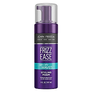 John Frieda Frizz Ease Dream Air-Dry Waves Style Foam 5 Ounce (145ml) (2 Pack)
