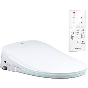 EUROTO Smart Toilet Bidet Luxury Seat Elongated for Bathroom Toilet Bowls, Toilet Seats, Unlimited Warm Water, Fashionable and slim design, Nightlight with Remote Control