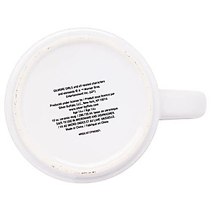 Silver Buffalo Gilmore Girls Locations 4pc Ceramic Mug Stack, 10 Ounces