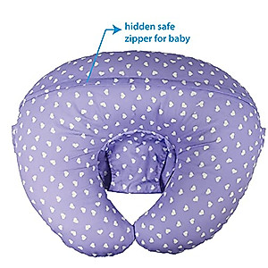 Comfyt Nursing Pillow Multifunctional Supporting for Mothers Best Breastfeeding Pillow Gifts for Mom Registry Must Have Removable Washable Cotton Cover