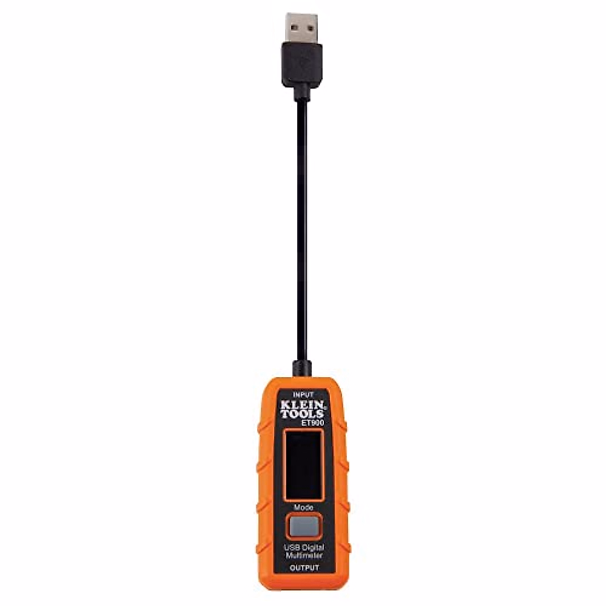Klein Tools ET900 USB Power Meter, USB-A Digital Meter for Voltage, Current, Capacity, Energy Resistance