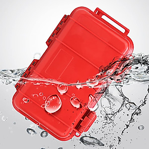 Uxsiya Outdoor Sealing Box,Outdoor EDC Water Proof Pressure Proof Shock Proof Storage Box Survival Equipment Home Outdoor Storage Case