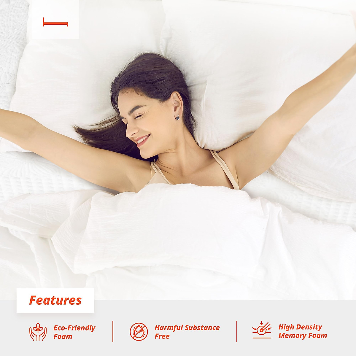 PrimaSleep King Mattress, 9 Inch Gel Memory Foam Mattress, Gel Infused for Comfort and Pressure Relief, CertiPUR-US Certified, Bed-in-a-Box, Medium Firm, King Size