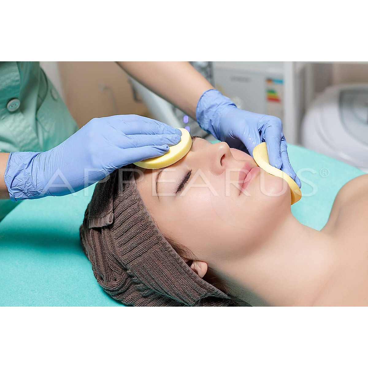 Facial Sponges - 240 Count - APPEARUS PVA Compressed Face Sponge for Face Wash Cleansing, Exfoliating, Mask, Makeup Removal