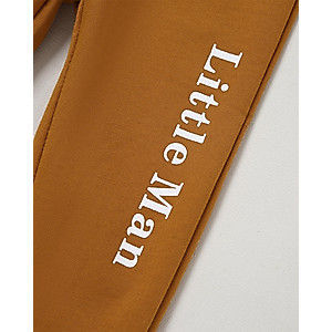 DISAUR Toddler Boy Clothes 12M-5T Plaid Long Sleeve Hoodie Sweatshirt+Letter Print Pants 2PCS Fashion Fall Outfit Sets