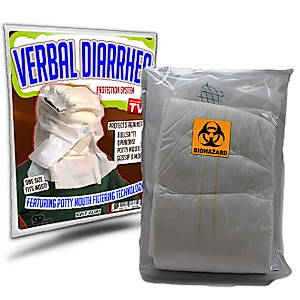 Gears Out Verbal Diarrhea Protection System - Diaper Gag Gift for Teens and Adults, Potty Mouth Filtering Technology, OSFM