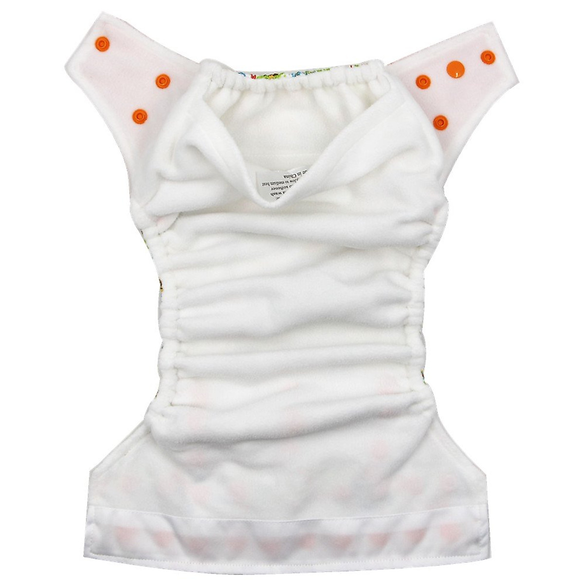 KaWaii Baby One Size HD3 Cloth Diapers, Reusable Adjustable Easy Hook & Loop for Baby Girls 8-36 lbs, Set of 12 Diapers